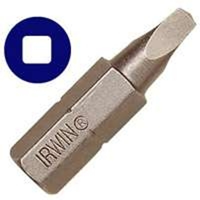 Irwin 3512032C Insert Bit, #1 Drive, Square Recess Drive, 1/4 in Shank ...