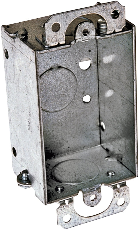 Raco 400 Gangable Switch Box, 1 -Gang, 1 -Outlet, 3 -Knockout, 1/2 in ...
