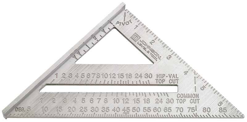 Johnson RAS-1B Rafter Square, Aluminum, 7 in L – Shell Lumber and Hardware