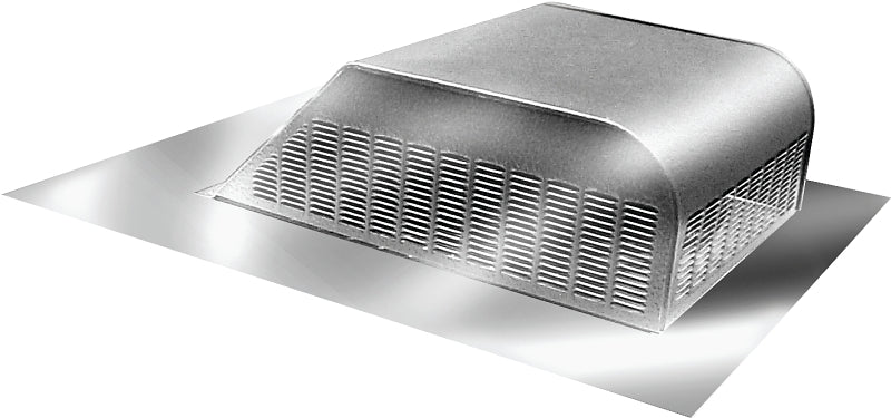 Master Flow SSB960A Roof Louver, 18 in L, 20-1/2 in W, Aluminum, Mill ...