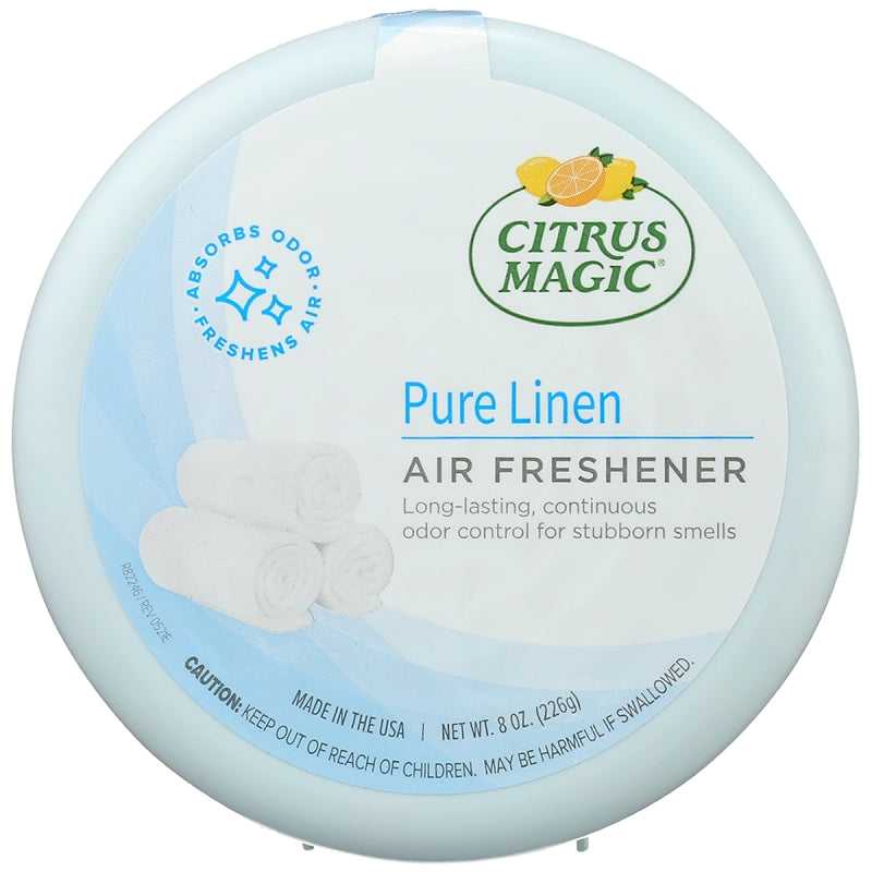 Citrus Magic 616472871 Air Freshener, 8 oz, Pure Linen, 350 sq-ft Cove ...
