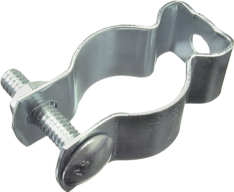Halex 67840 Conduit Hanger with Bolt and Nut, #4, 2-1/4 in L, Steel, Z ...