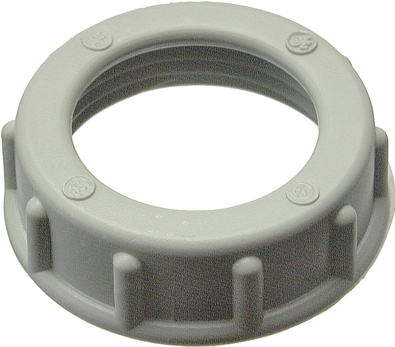 Halex 75210B Conduit Bushing, 1 in, PVC, For: Locknut – Shell Lumber ...