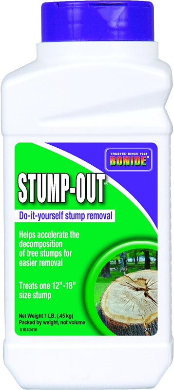 Bonide Stump-Out 272 Stump Removal, Granular, White/Yellow, 1 lb Bottl ...