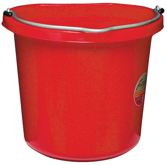 Fortex-Fortiflex FB-120 Series FB-120R Bucket, 20 qt Volume, Rubber/Po ...