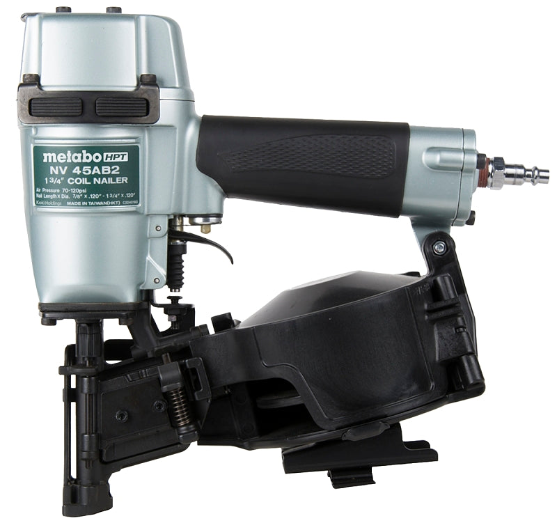Metabo HPT NV45AB2 Roofing Nailer, 120 Magazine, 16 deg Collation ...