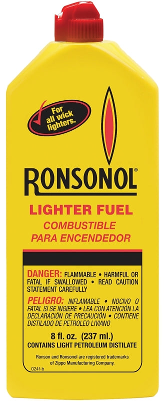 Ronson 99062 Lighter Fuel, Liquid, Clear, 8 oz, Pack of 24 – Shell ...