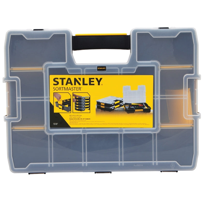 STANLEY STST14027 Tool Organizer, 13 in W, 3.4 in H, 15-Compartment, 1 ...