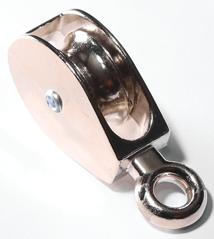 Baron 0174ZD-1 Tackle Pulley, 1/4 in Rope, 55 lb Working Load, 1 in Sh ...