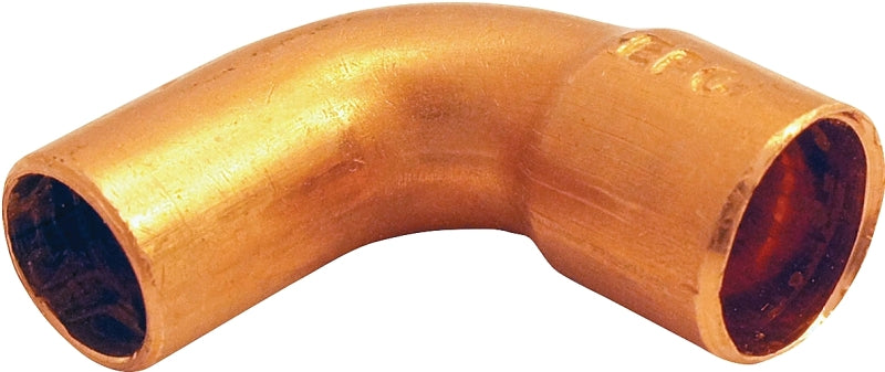 Nibco 607-2 Series W01540T Close Rough Pipe Elbow, 3/8 in, FTG x Sweat ...