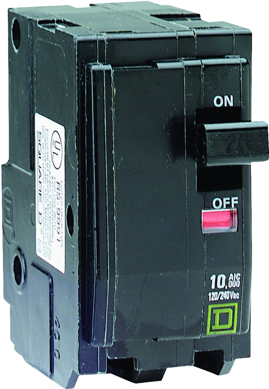 Square D QO QO220CP Circuit Breaker, Mini, 20 A, 2-Pole, 120/240 VAC ...