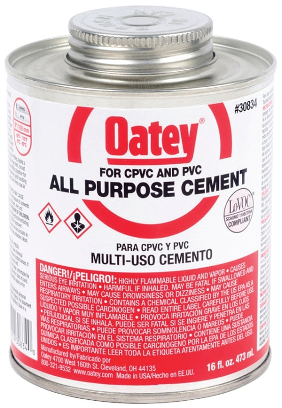 Harvey 30834 Cement, 16 oz, Liquid, Clear/Milky – Shell Lumber and Hardware