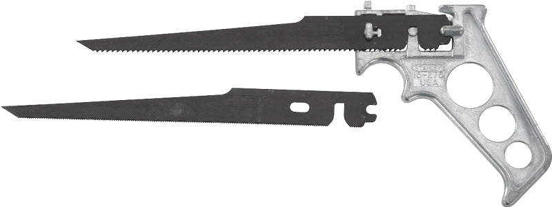 STANLEY 15-275 4-Way Keyhole Saw, 7 in L Blade, 9 and 24 TPI, Steel Bl ...