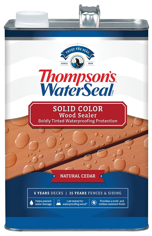 Thompson's WaterSeal TH.093601-16 Wood Sealer, Solid, Liquid, Natural ...