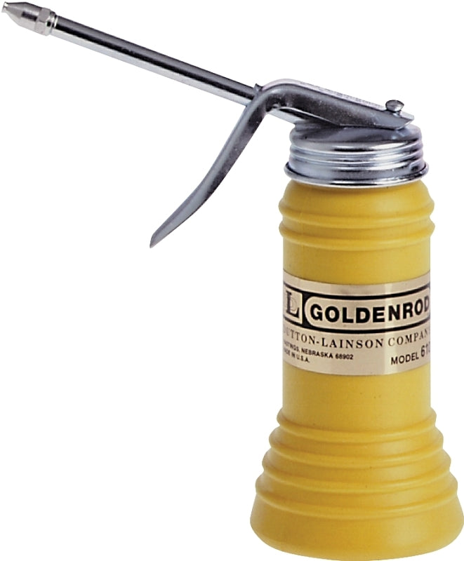 DL Goldenrod 610 Pistol Pump Oiler, 6 oz Capacity, Straight Spout, Pla ...