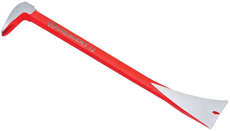 Crescent CODE RED Series MB12 Pry Bar, 12 in L, Ground Tip, Steel, Red ...