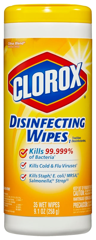 Clorox 01594 Disinfecting Wipes Can, Citrus – Shell Lumber and Hardware