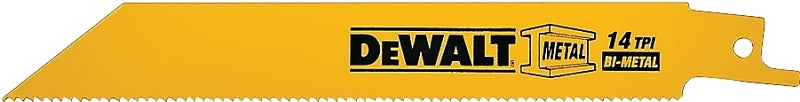 DEWALT DW4808-2 Reciprocating Saw Blade, 2-7/8 in W, 6 in L, 14 TPI ...
