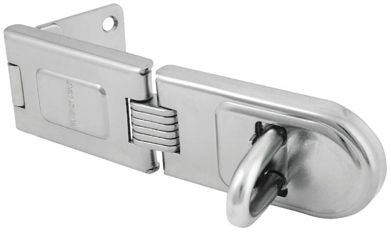 Master Lock 720DPF Latching Hasp, 6-1/4 in L, 1/2 in W, Steel, Zinc, 7 ...