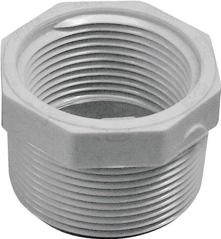 IPEX 435709 Reducing Bushing, 1-1/2 x 1-1/4 in, MPT x FPT, White, SCH ...