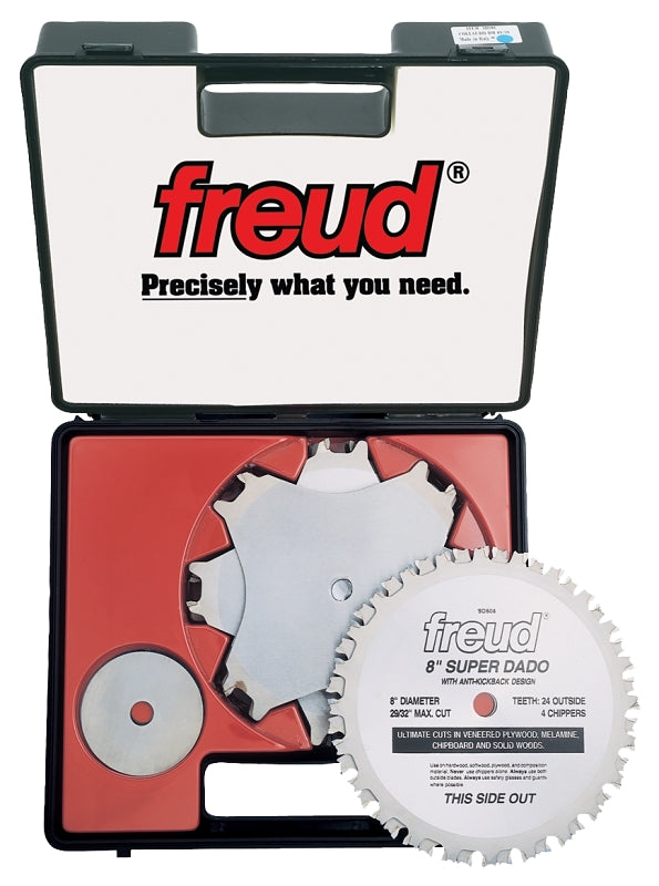 Freud SD508 Dado Blade Set, 5/8 in Arbor, 24-Teeth – Shell Lumber and ...