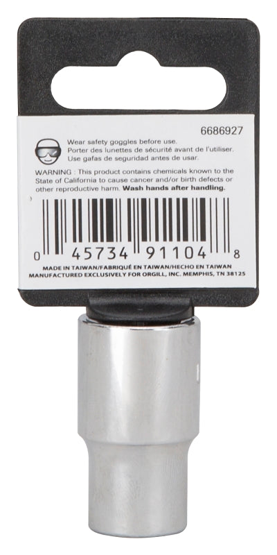 Vulcan MT6529093 Drive Socket, 12 mm Socket, 1/2 in Drive, 12-Point, C ...