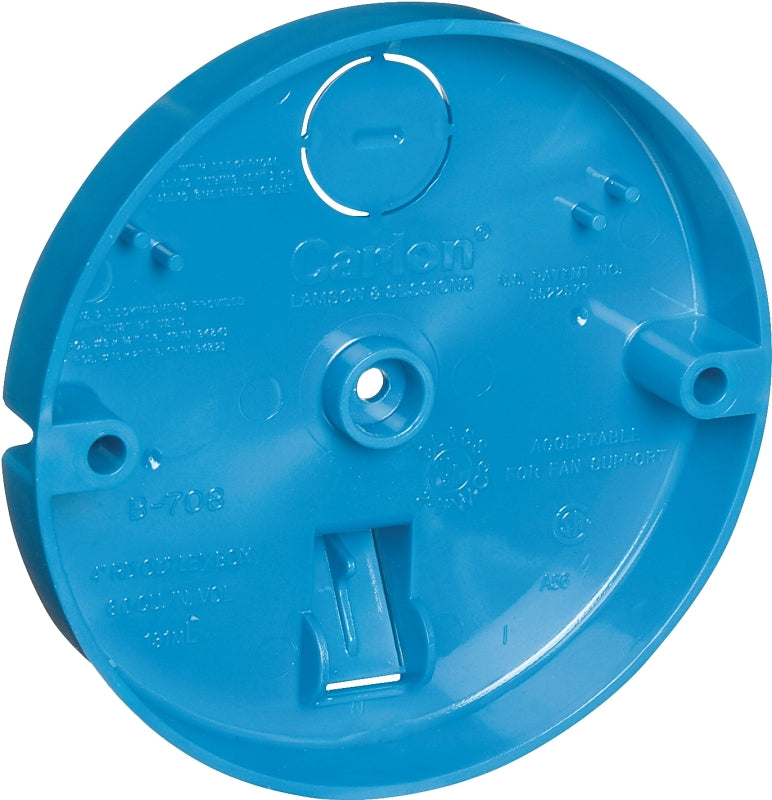 Carlon B708-SHK Pan Box, 1/2 in L, PVC, Blue – Shell Lumber and Hardware