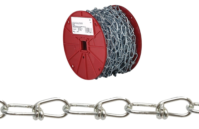 Campbell PE072-2027 Loop Chain, #2/0, 125 ft L, 255 lb Working Load, L ...