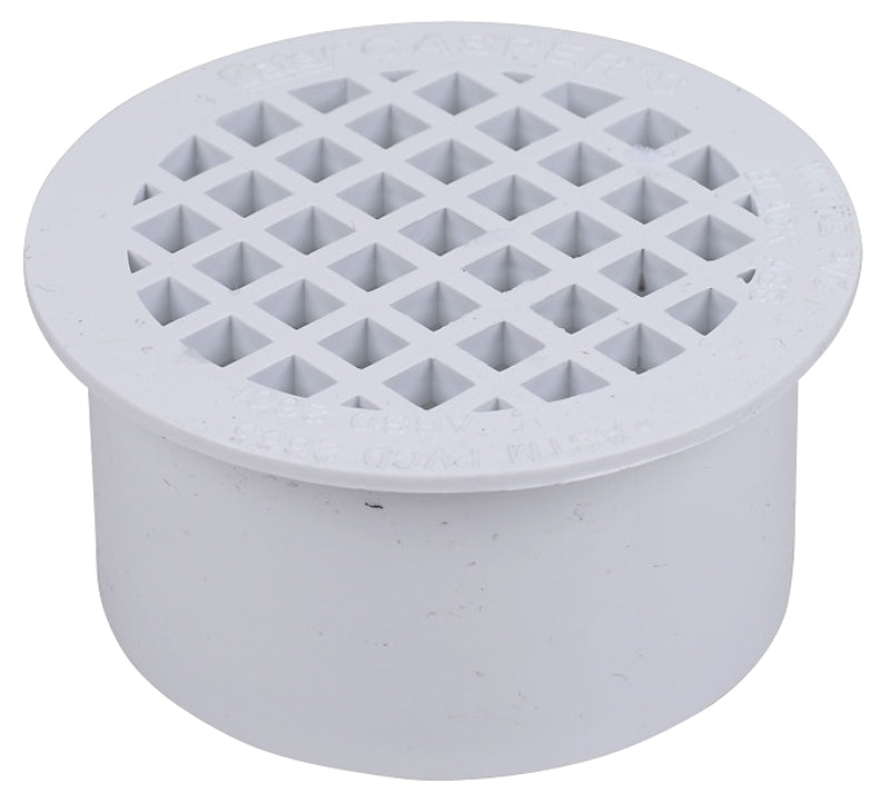 Oatey 43565 Floor Drain, PVC, Specifications: Snap-In Cover Design, So ...
