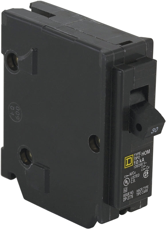 Square D Homeline HOM130CP Circuit Breaker, Mini, 30 A, 1 -Pole, 120 V ...