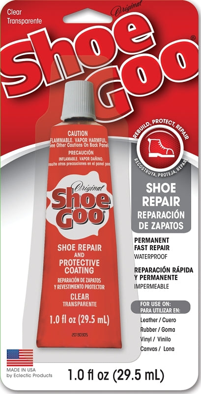 Shoe GOO 110231 Shoe Repair Adhesive, Gel, Liquid, Black/Clear, 1 oz ...