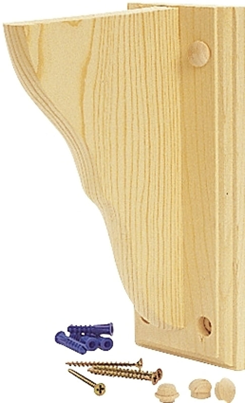 Waddell 1350 Shelf Bracket, Natural, Pine, Pack of 10 – Shell Lumber ...