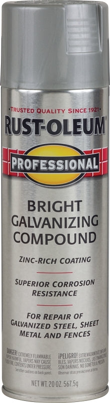 Rust-Oleum 7584838 Galvanizing Compound Paint, Bright Gray, 20 oz ...
