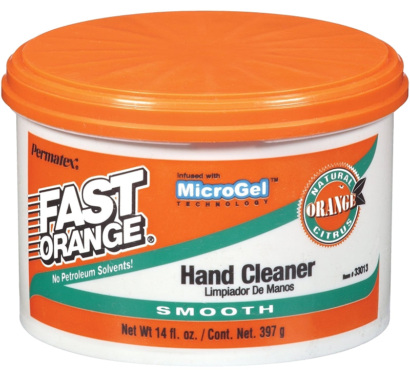 Fast Orange 33013 Hand Cleaner, Paste, White, Orange, 14 oz, Tub ...