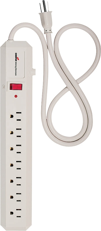 Eaton Wiring Devices 1176V Surge Protection Power Strip, 2 -Pole, 125 ...