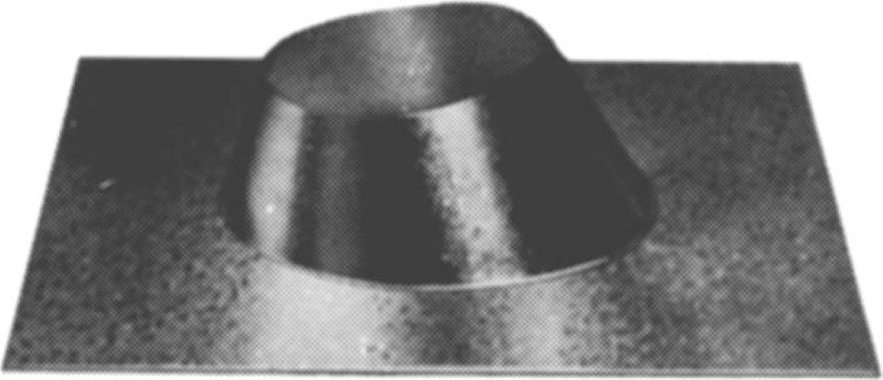 AmeriVent 8FFU Round Flashing, Galvanized Steel – Shell Lumber and Hardware