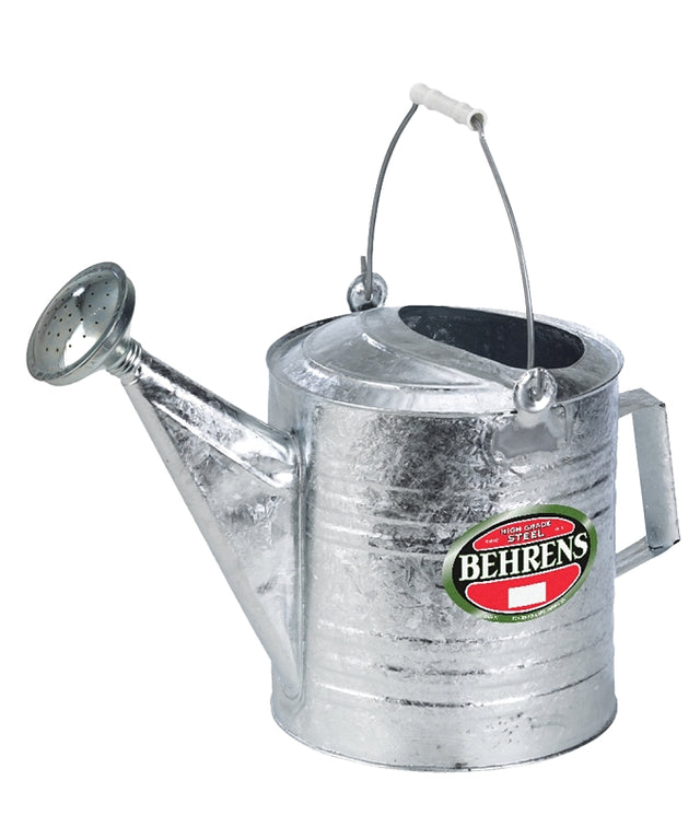Behrens 210RH Watering Can with Red Wooden Handle, 2.5 gal Can, Steel ...
