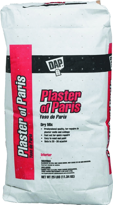 DAP 10312 Plaster of Paris, Powder, White, 25 lb Bag – Shell Lumber and ...