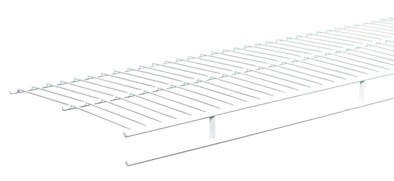 ClosetMaid 37300 Wire Shelf, 1-Level, 12 in L, 144 in W, Steel, White ...