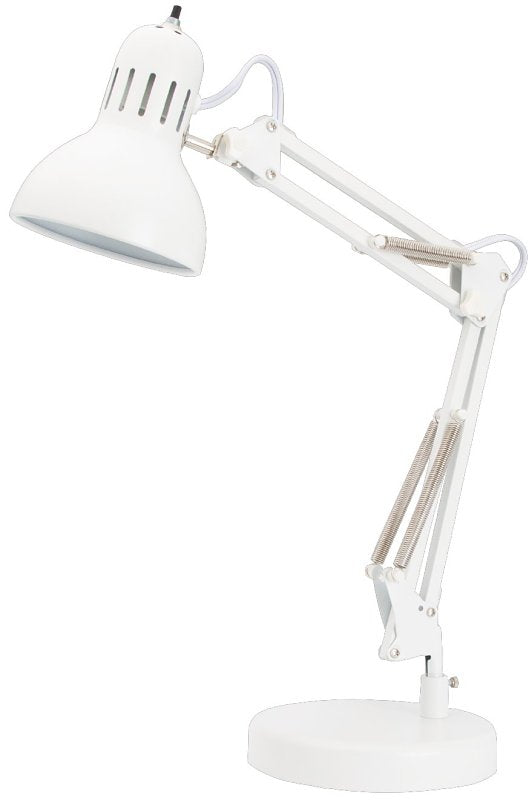 Boston Harbor TL-WK-134E-WH-3L Swing Arm Work Lamp, 120 V, 60 W, 1-Lam ...