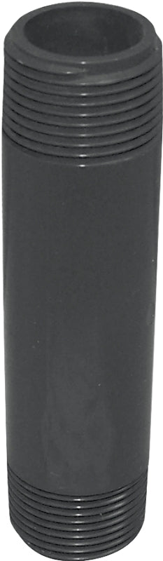 GENOVA P-34-5 Pipe Nipple, 3/4 in, NPT, PVC, Gray, SCH 80 Schedule, 5 ...