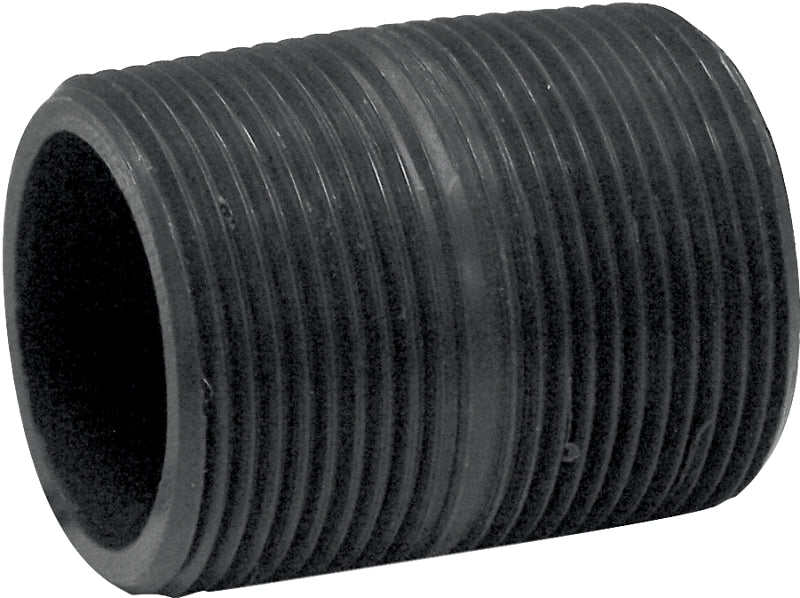 Lasco 212016BC Pipe Nipple, 1-1/4 in, PVC, Gray, SCH 80 Schedule ...