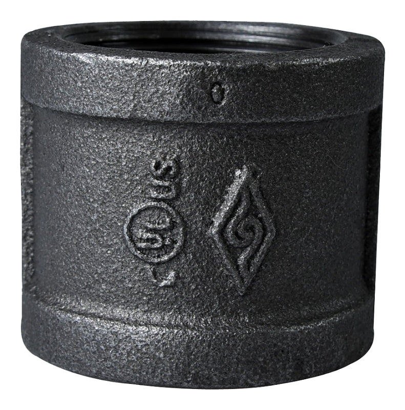 ProSource B220 40 Pipe Coupling, 1-1/2 in, FIP, Steel, SCH 40 Schedule ...