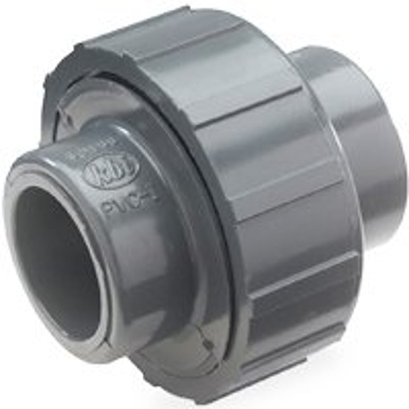 Smith-Cooper 8122 Series 02938122L Pipe Union, 1-1/4 in, Slip, PVC, Gr ...