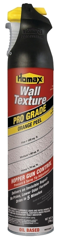 Homax 4555 Wall Texture, Slurry, Solvent, White, 25 oz Can – Shell ...