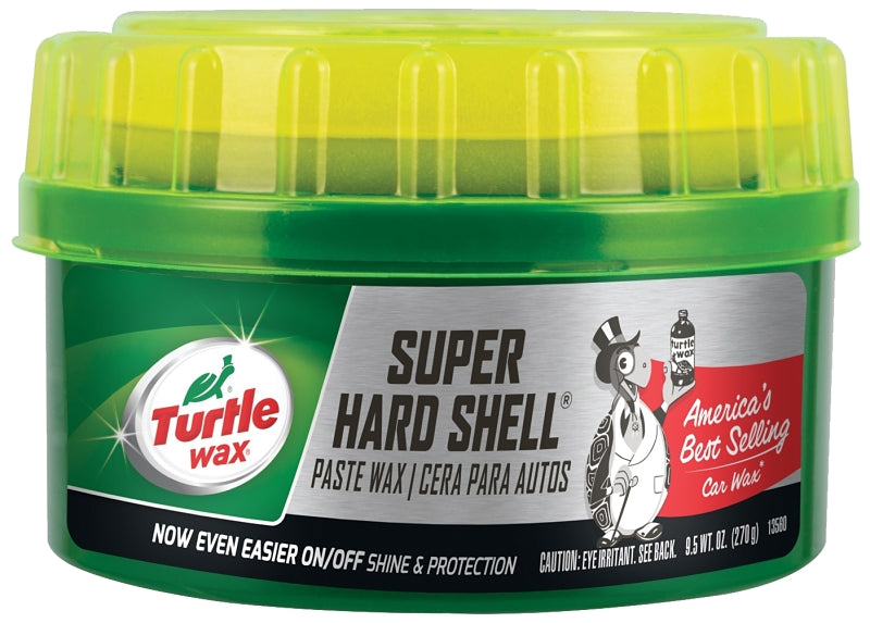 Turtle Wax SUPER HARD SHELL T223R Car Wax, 9.5 oz, Paste, Solvent ...