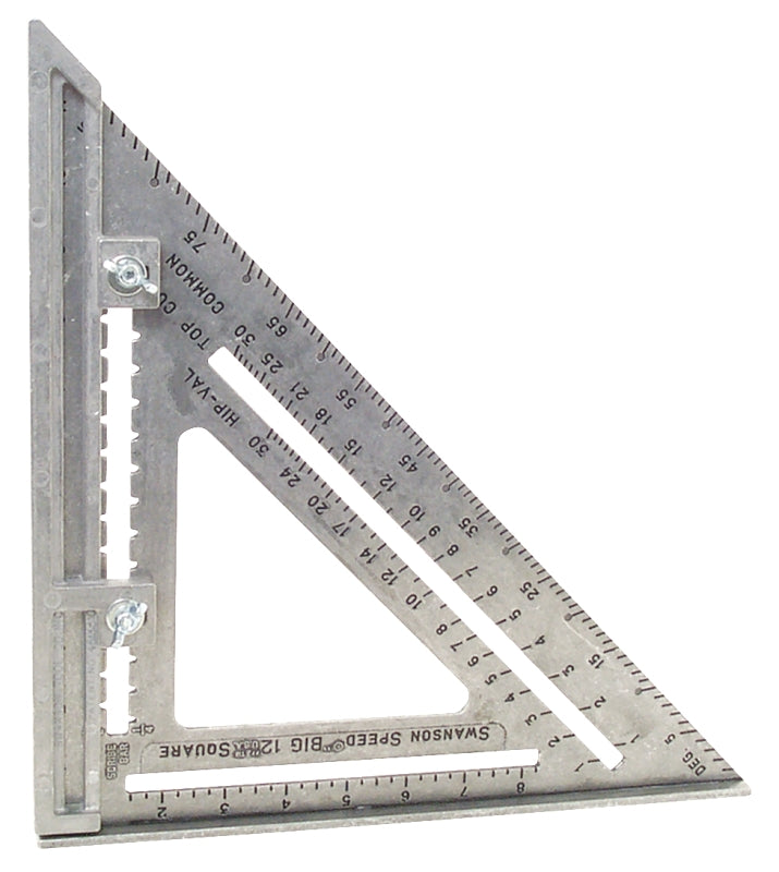 Swanson Big 12 Speed Series S0107 Framing Square, Aluminum, 12 in L, 1 ...