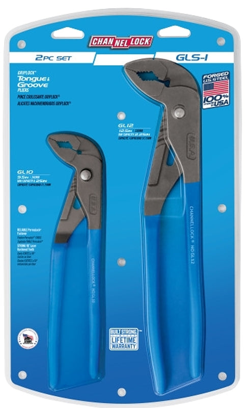 Channellock GRIPLOCK Series GLS-1 Plier Set, Steel – Shell Lumber and ...