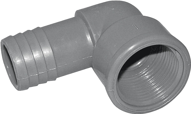 Boshart UPVCFE-10 Combination Pipe Elbow, 1 in, Insert x FPT, 90 deg A ...