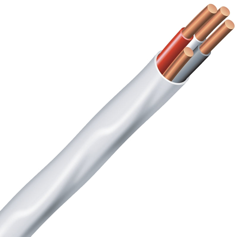 Romex 14/3NM-WGX50 Building Wire, 14 AWG Wire, 3 -Conductor, 50 ft L ...